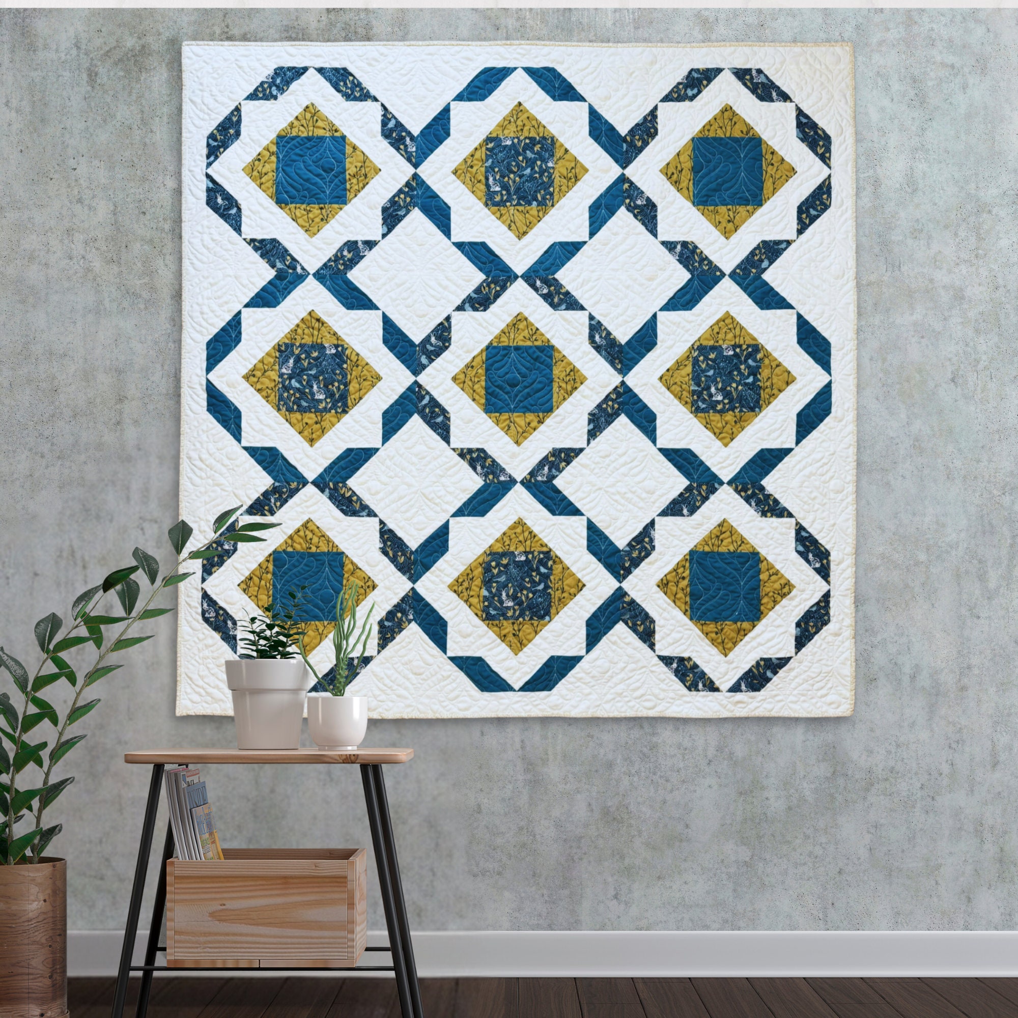 Meadow Charm Quilt Pattern | PDF | Digital Download | Throw | Crib ...