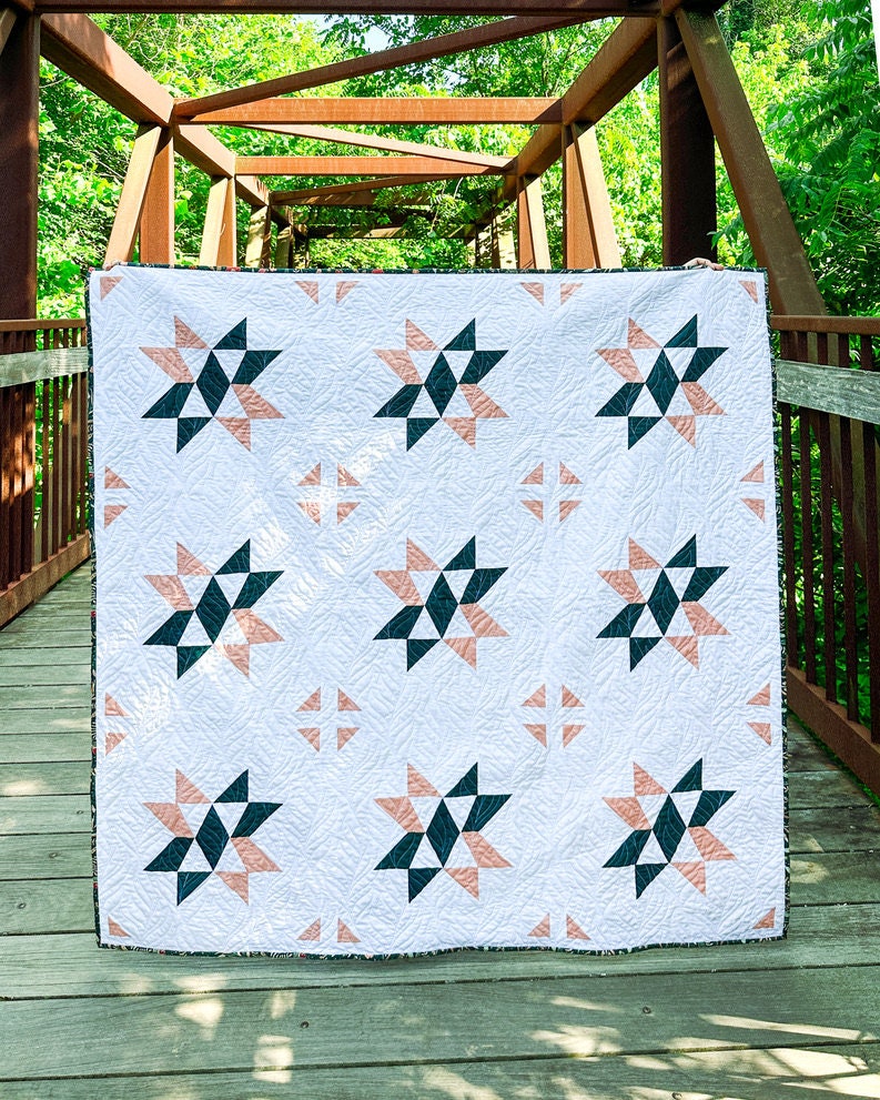 Triple Triangle Quilt Pattern Bundle | PDF | Digital Download | Crib | Throw | Twin Size ...