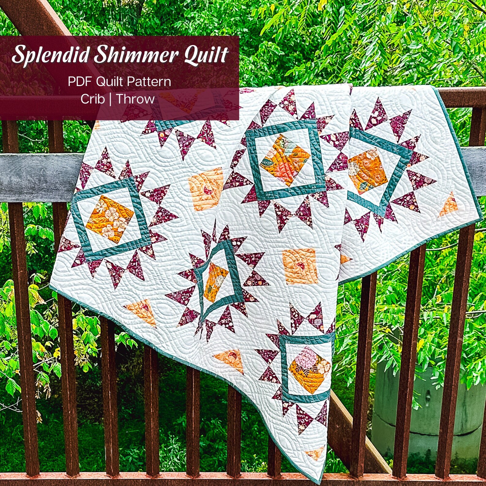 Splendid Shimmer Quilt Pattern PDF Confident Beginner - Etsy