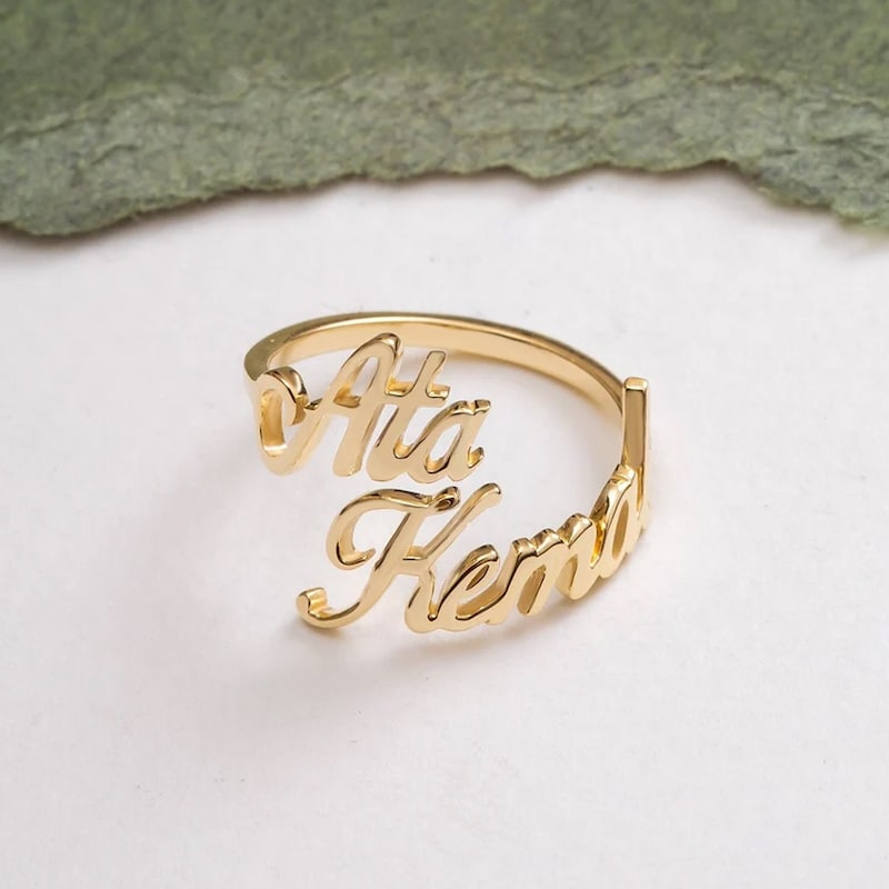 Name Ring - Etsy