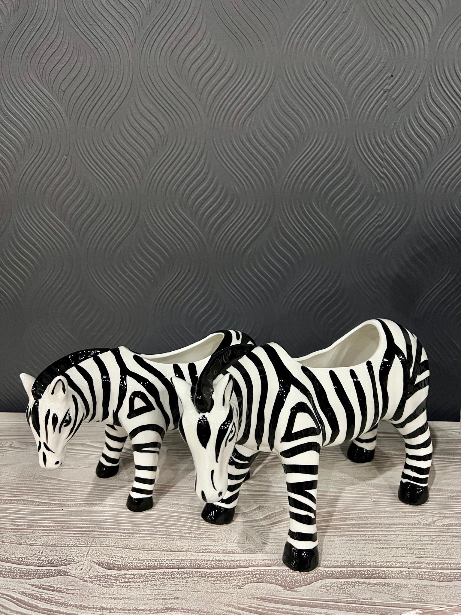 Zebra Sculpture Vase Ceramic Zebra Decor Handmade Animal - Etsy