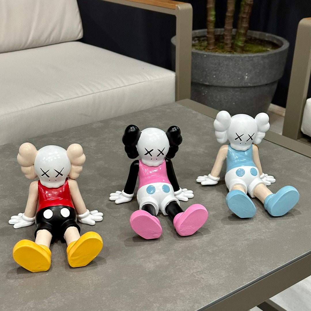 Tired Kaws Sculpture Mini Kaws Figurine Shelf Accessory - Etsy