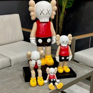 Kaws Sitting Sadly Kaws Insipred Seated Companion Sitting - Etsy