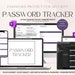Digital PASSWORD TRACKER Book Log Onenote | Hyperlinked Password Keeper ...