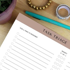 TASK TRIAGE for GOODNOTES | Get Organised | Help With Your Tasks ...