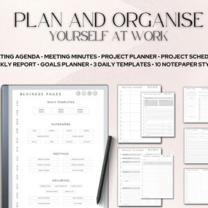 Remarkable 2 JOURNALLING PLANNING BUNDLE Remarkable 2 Template Journal ...
