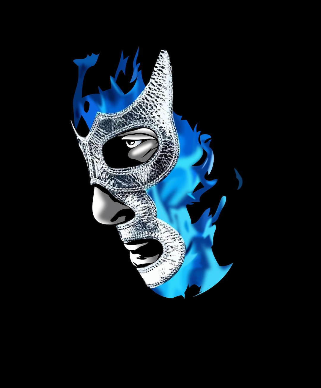 BLUE DEMON PNG - Etsy