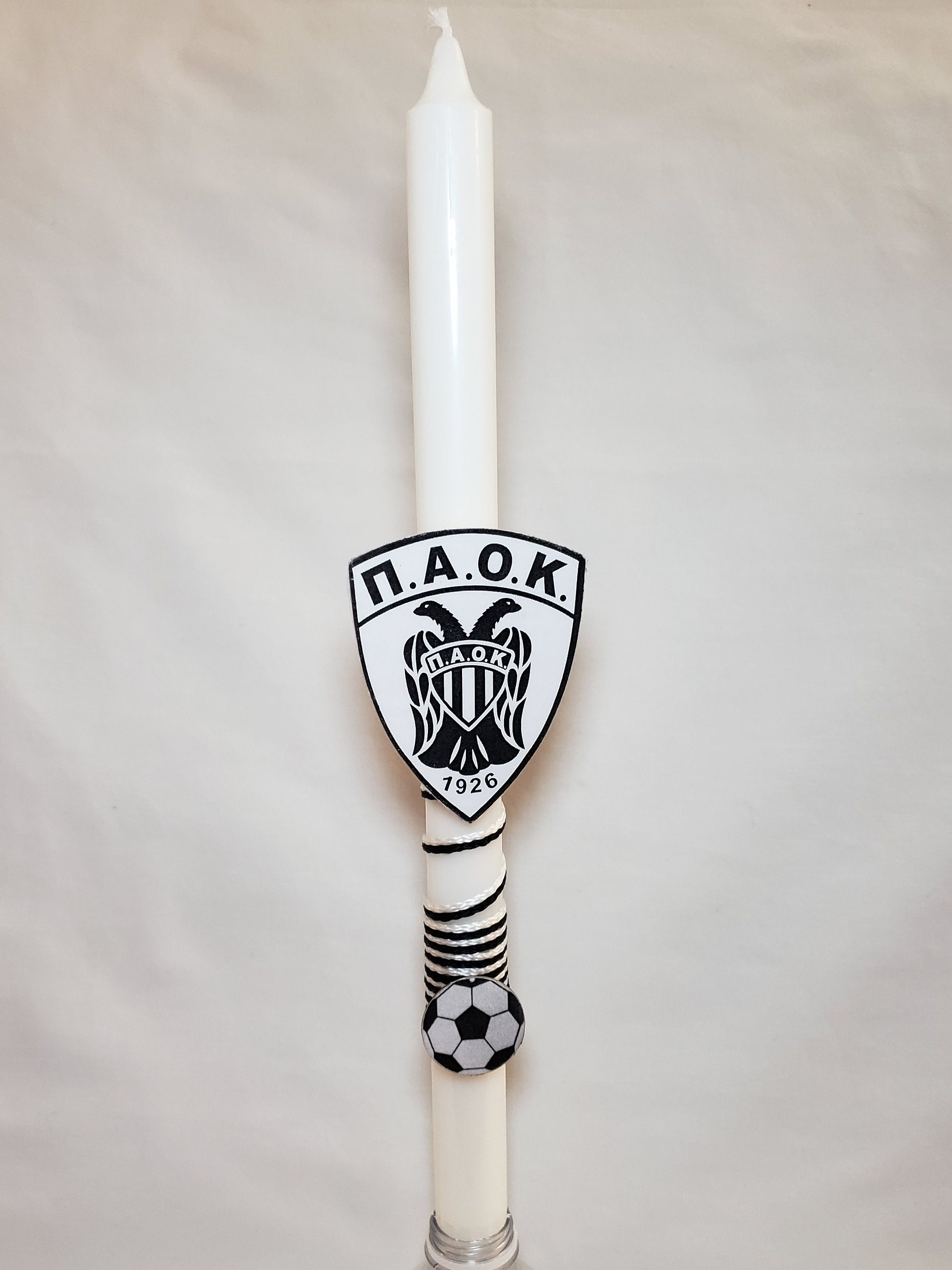 Lambada Easter Greek Easter Candle - PAOK - Soccer - Lampada - Easter ...