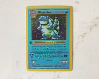 Blastoise 1st Edition Shadowless Holo Base Set 2102 Holy Grail ...