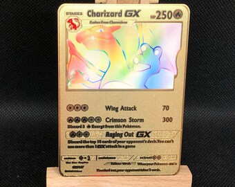 Shiny Charizard Card - Etsy