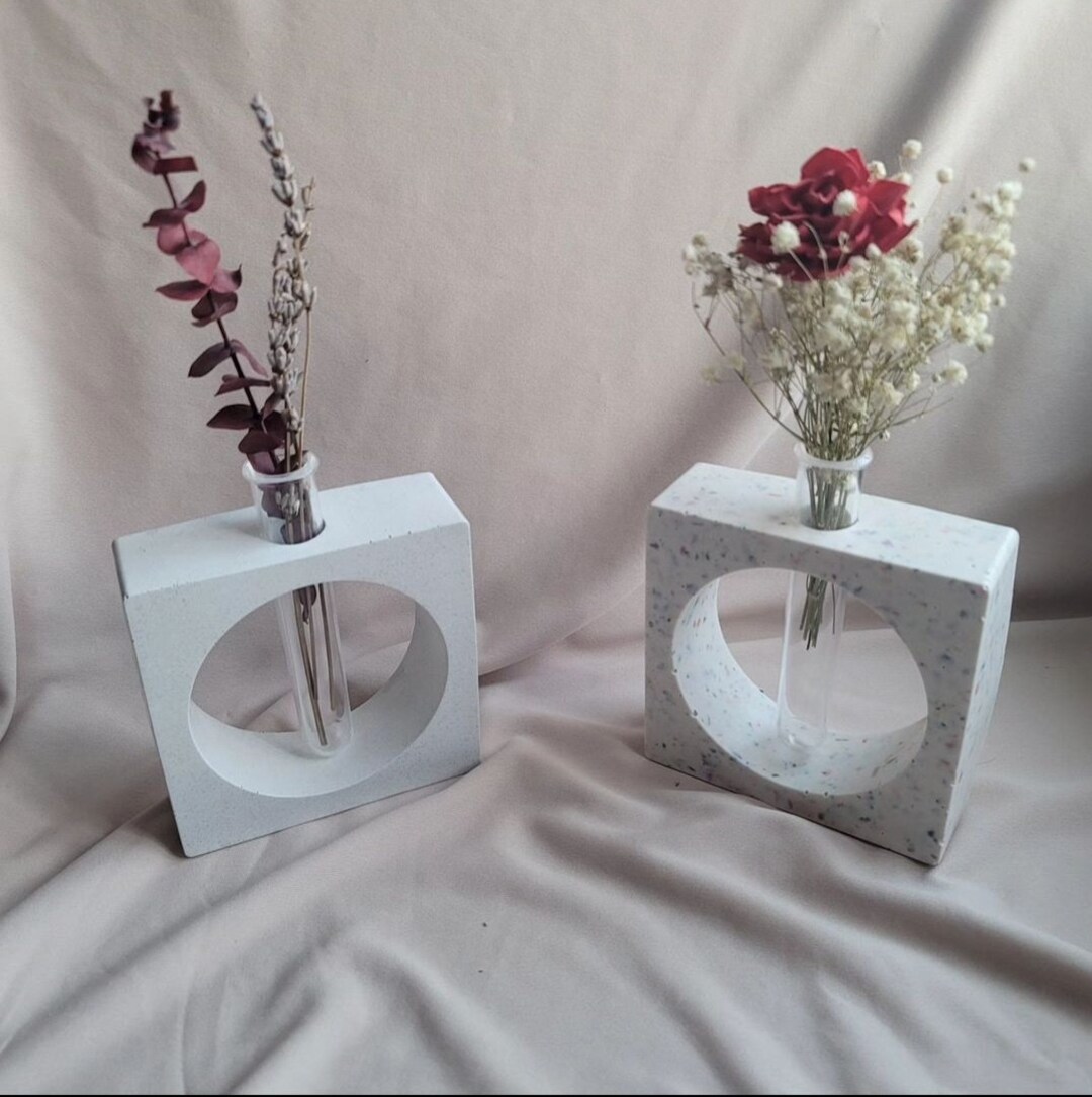 Nordic Style SQUARE Test-tube VASE Square DOUGHNUT Vase Donut Vase - Etsy