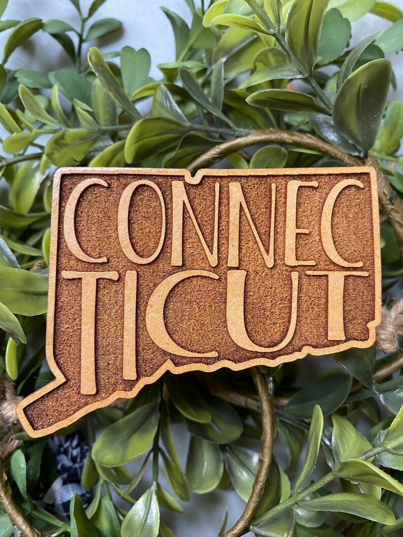 State of Connecticut Magnet - Souvenir| Christmas - Etsy