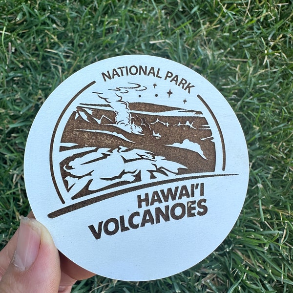 Volcano Magnet - Etsy