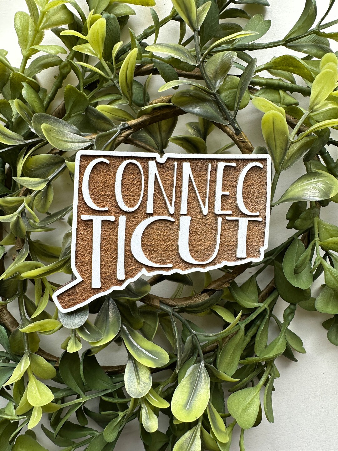 Connecticut State Magnet | Laser Engraved | Souvenir | Memory | Travel ...