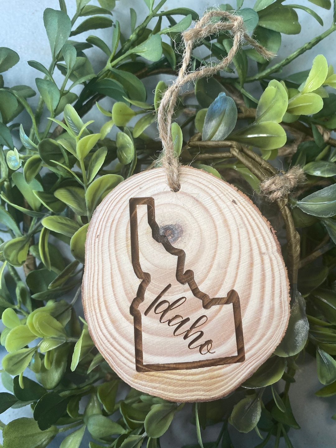Idaho State Ornament - Wood Engraved and Personalization| Christmas - Etsy