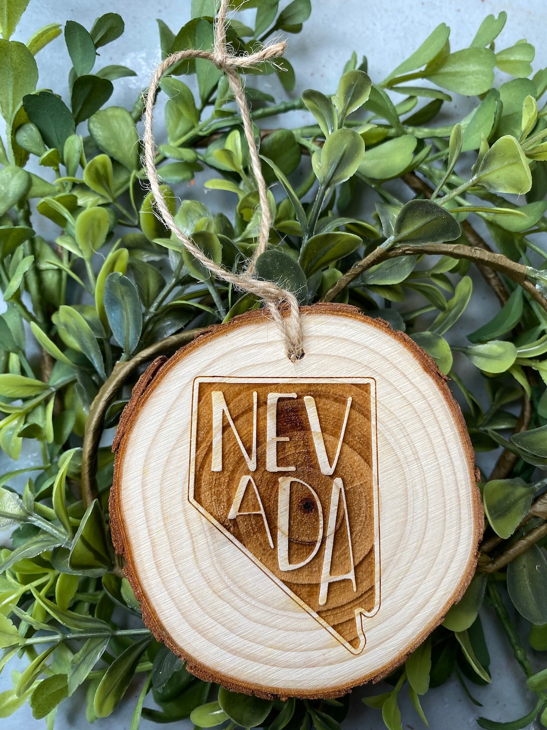 Nevada State Ornament - Wood Engraved and Personalization| Christmas ...