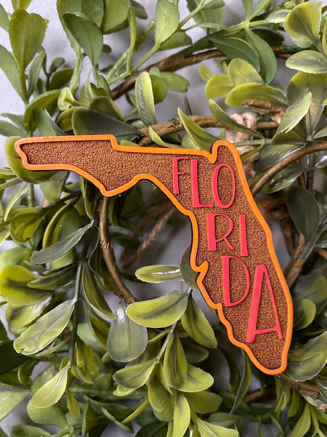 State of Florida Magnet - Souvenir| Christmas - Etsy