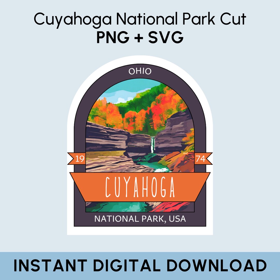 Cuyahoga National Park SVG + PNG, Digital File of Cuyahoga Valley ...