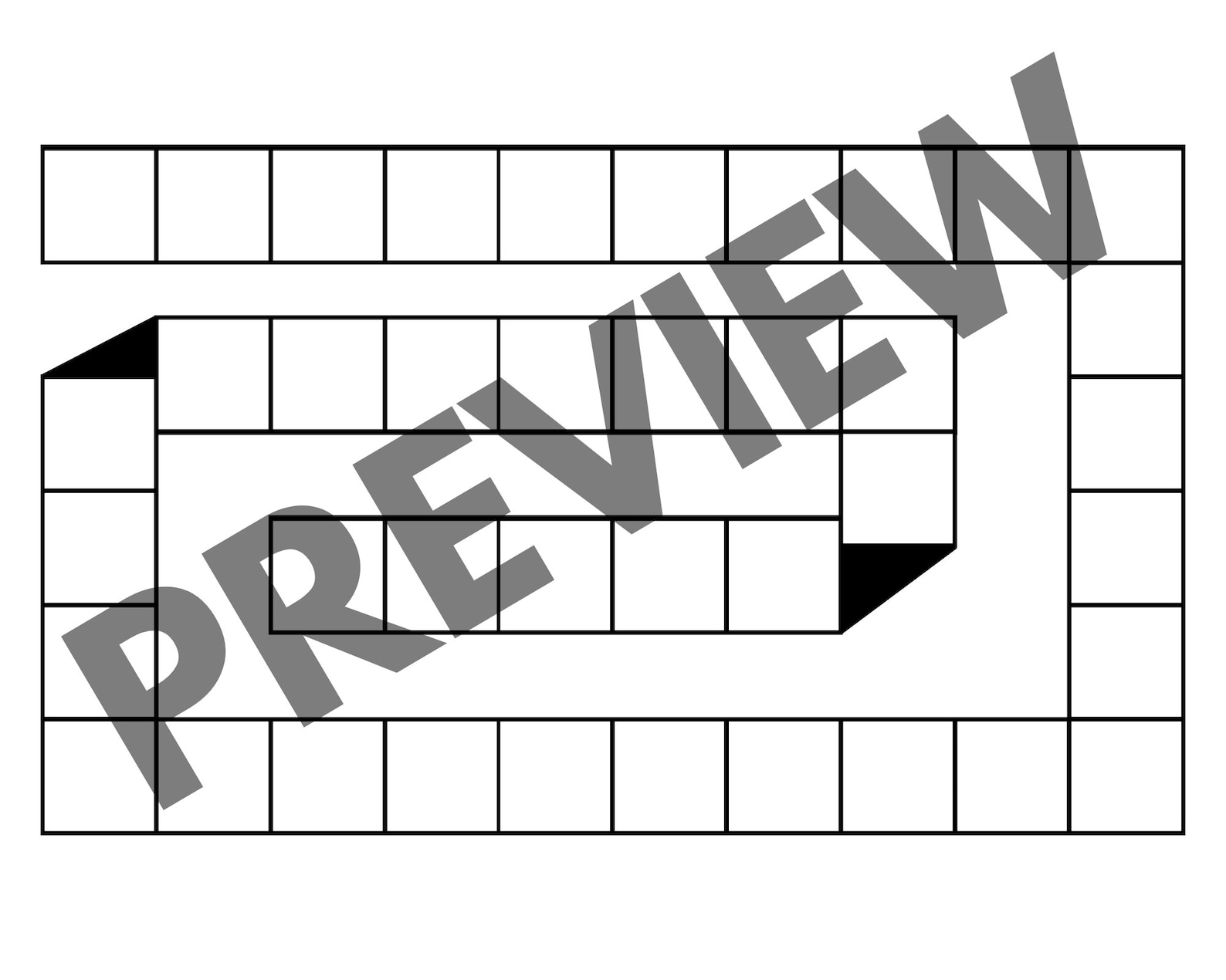 Design Your Own Board Game Template, Digital Download of Plain Drink ...