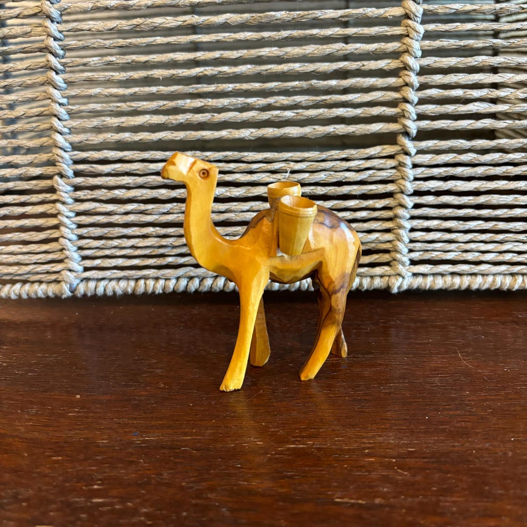 Olive Wood Camel - Etsy