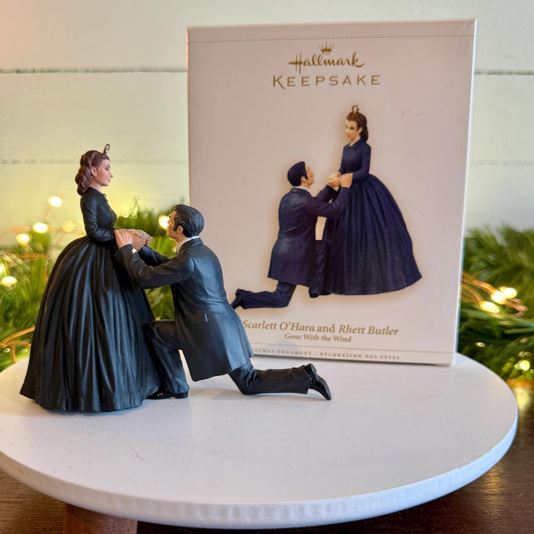 Scarlett O’hara and Rhett Butler Hallmark Keepsake Ornament - Gone With ...