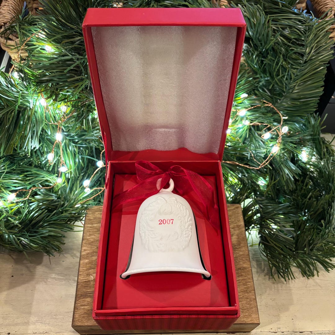 Hallmark Porcelain Dated Bell Ornament in Original Box - Etsy