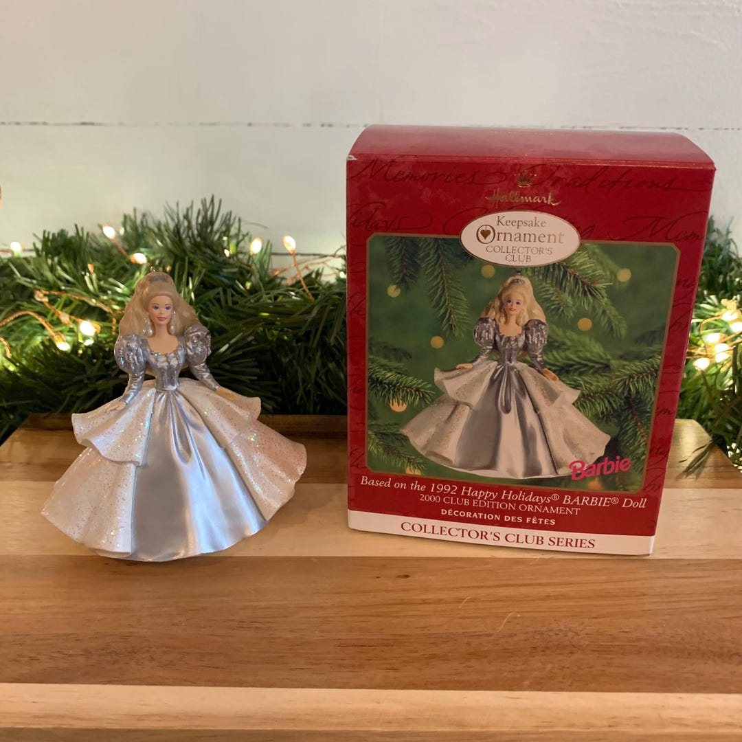 2000 Hallmark Barbie Club Edition Ornament - 5th and Final in the Collector Club Series - Etsy