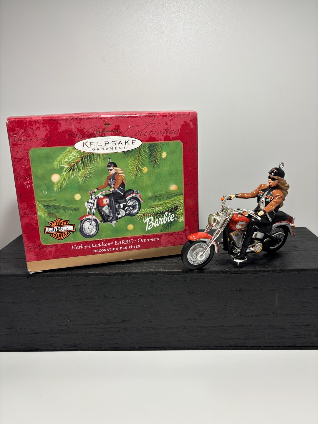 2001 Harley Davidson Barbie Hallmark Keepsake Ornament - Barbie on ...