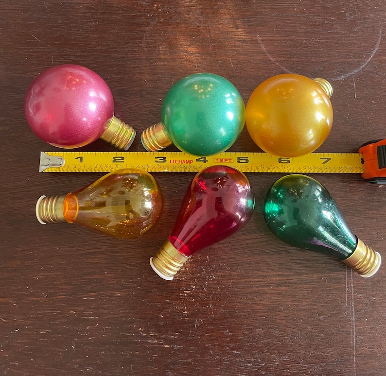 Glass Bulb Covers - Vintage String Light Caps/covers - Etsy