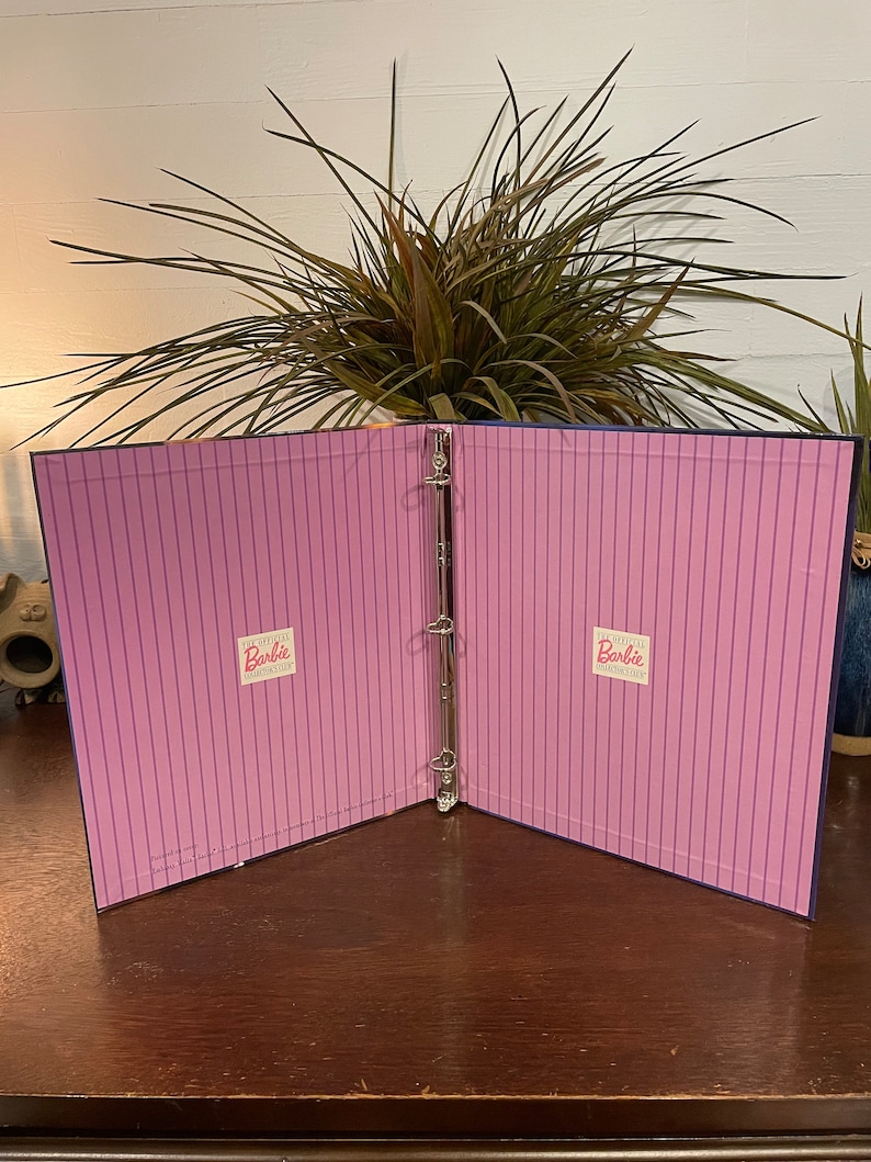 Barbie Collectors Binders Vintage Collectors Club 3rd and - Etsy