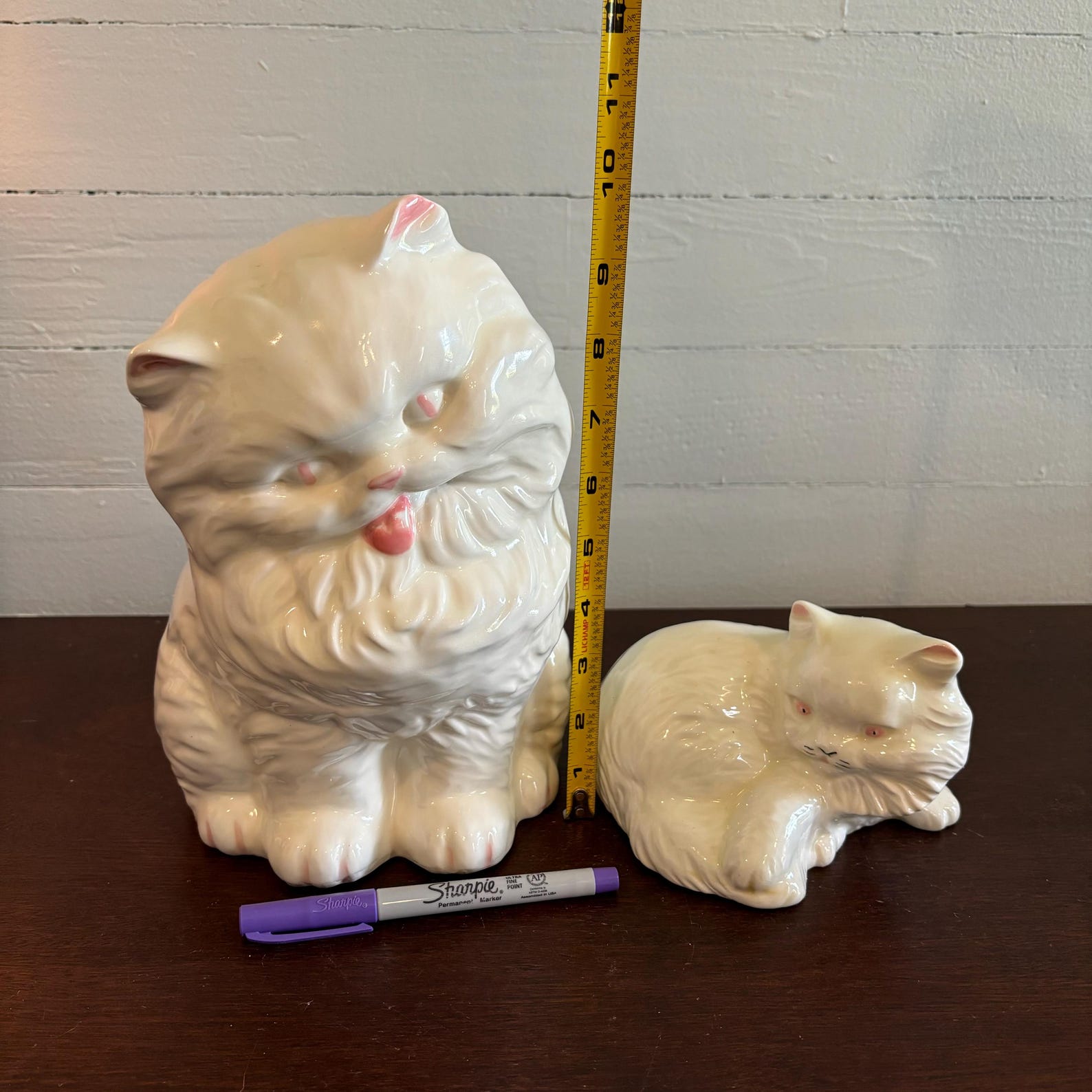 Ceramic Cat Statues - Choice of Two - Etsy