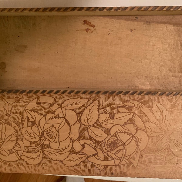 Pyrography Box - Etsy