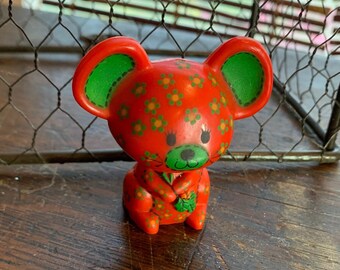 Vintage Hallmark Calico Mouse Christmas Merry Miniature 1977 NOS - Etsy