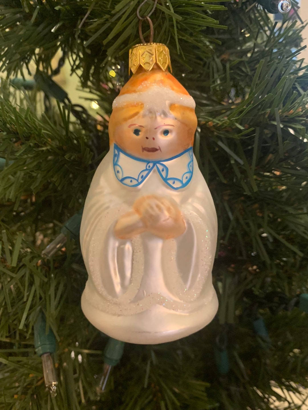 Calik’s Artistry Angel Blown Glass Christmas Tree Ornament - Poland - Etsy