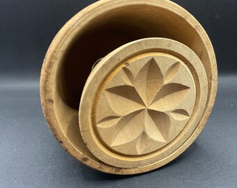 Vintage Round Plunger Wooden Shortbread Butter Cookie Mold 9 - Etsy
