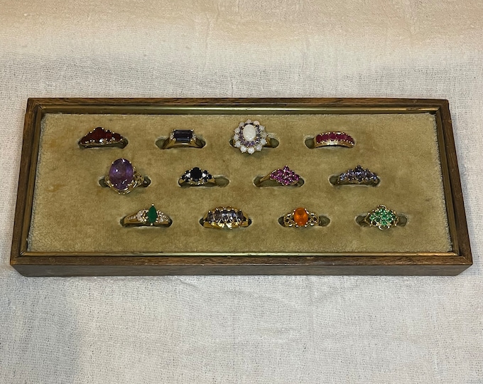Vintage Ring Display Tray Links to Rings in Description - Etsy