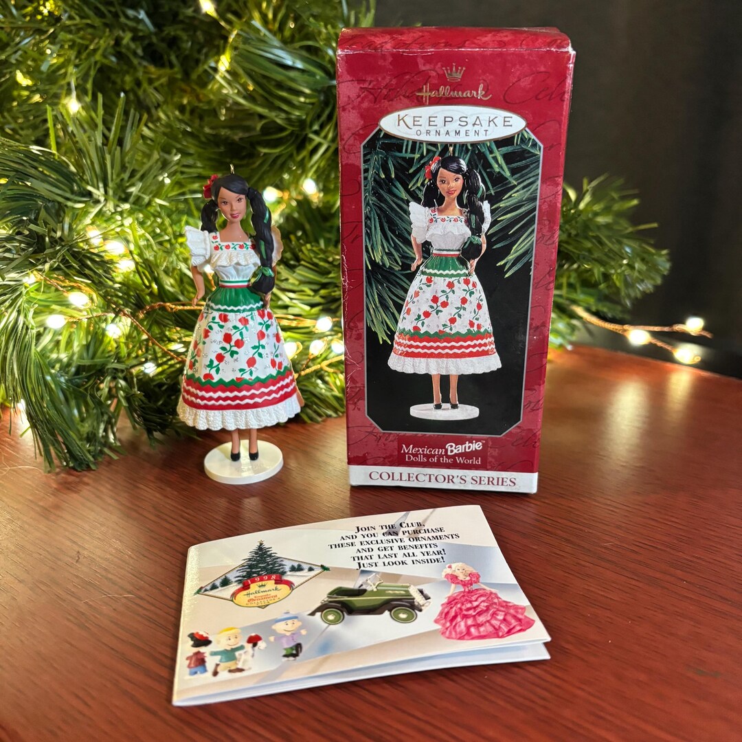 Barbie - Dolls of the World - Mexican - Hallmark Keepsake Ornament - Etsy