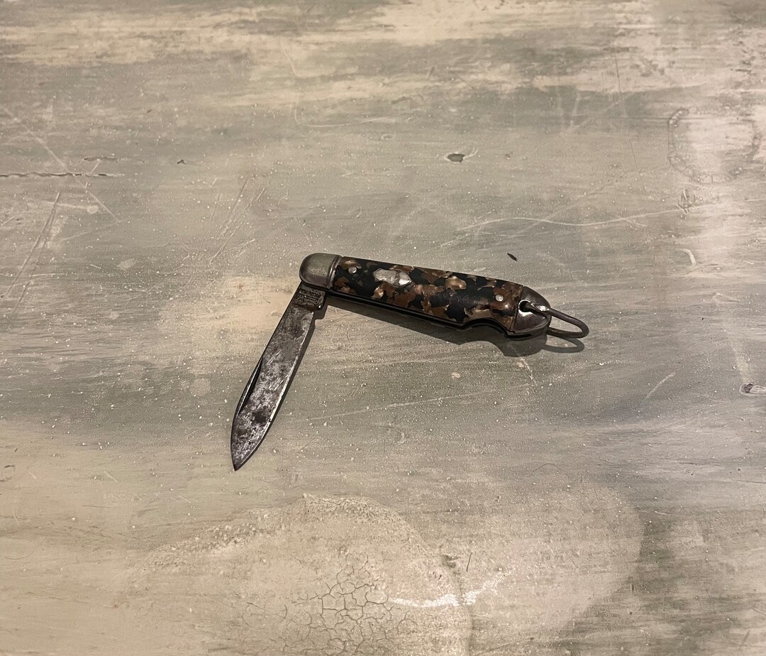 Imperial Mini Knife Mini Pen Knife With Brown and Black Shell Handle - Etsy
