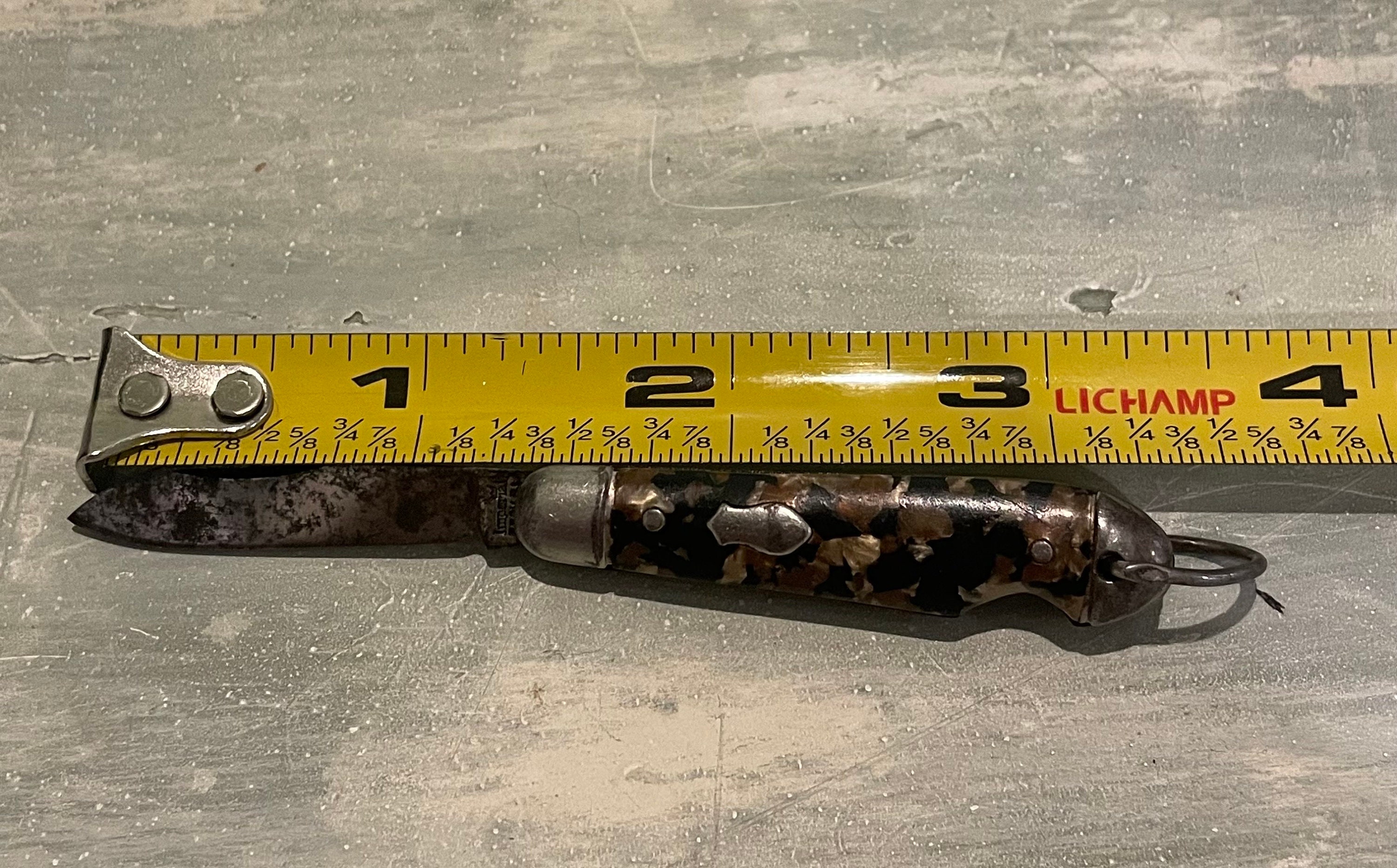 Imperial Mini Knife Mini Pen Knife With Brown and Black - Etsy