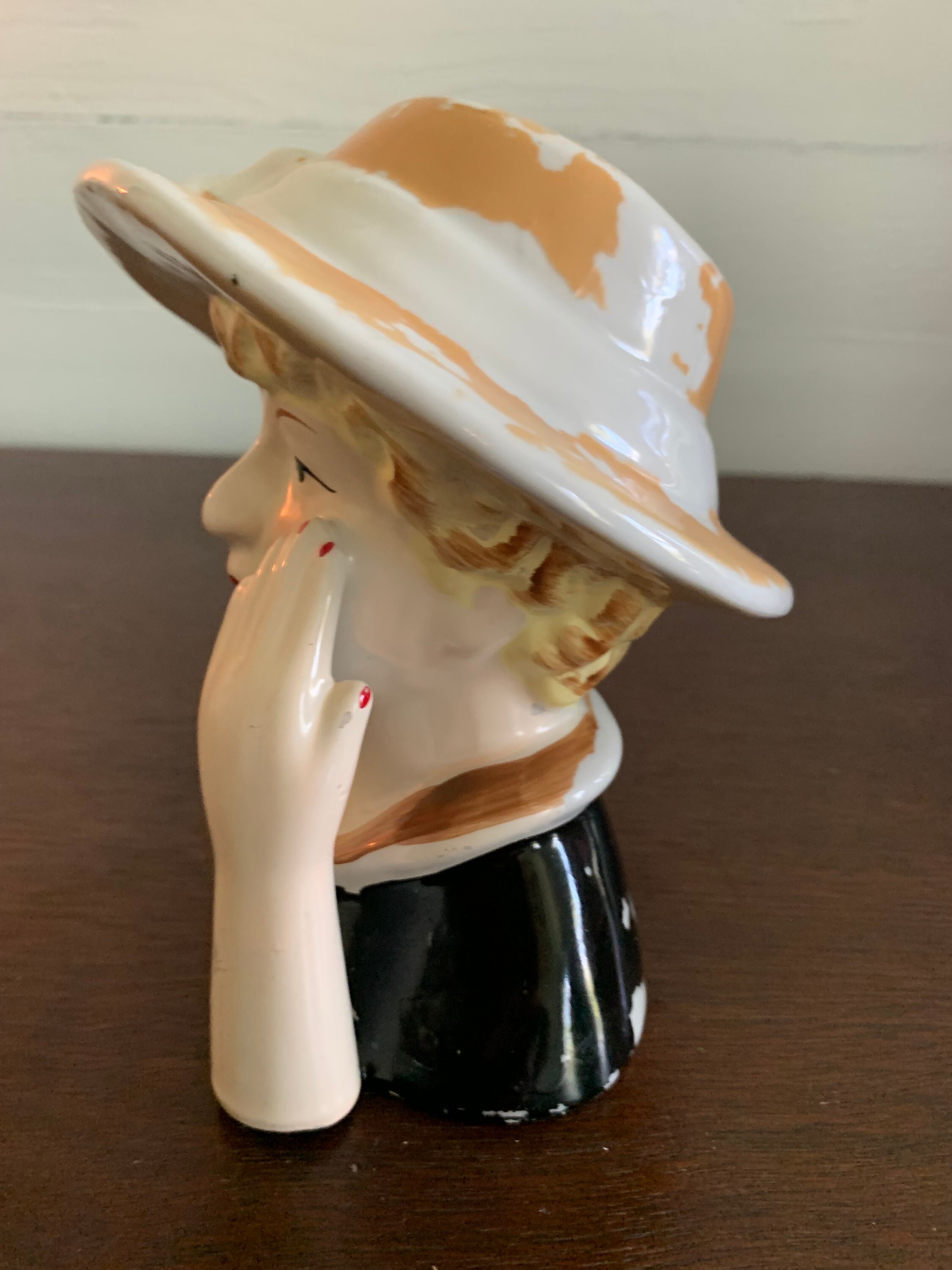 Vintage Glamorous Lady Bust - Etsy
