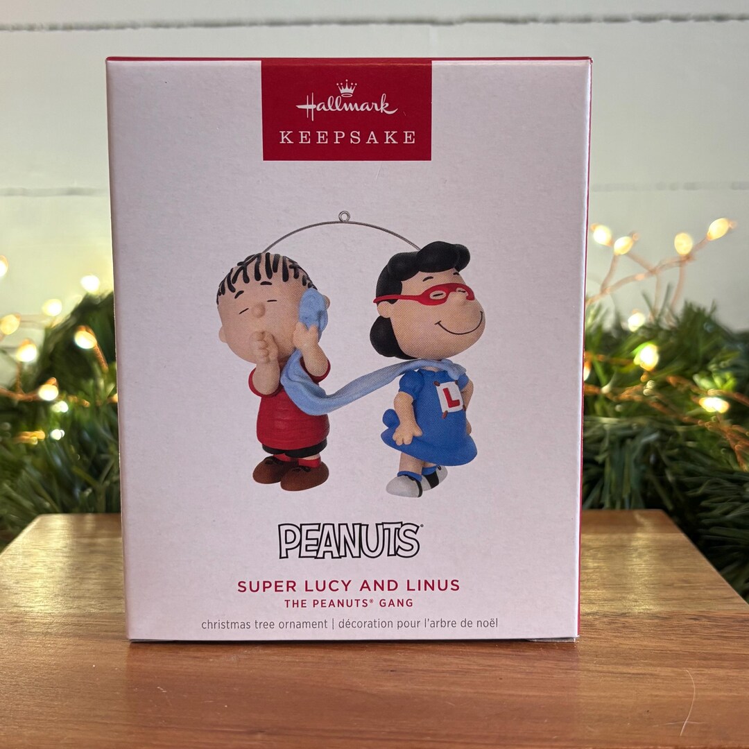 Peanuts - Super Lucy and Linus - Hallmark Keepsake Ornament - Etsy