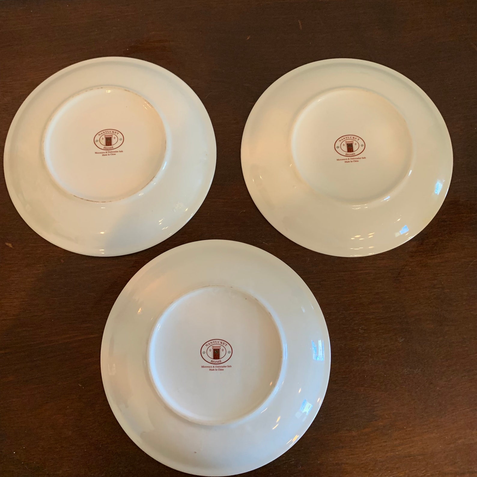 Nantucket Home Snowman Plates by Artist Karen Sutphen - Your Choice - Etsy