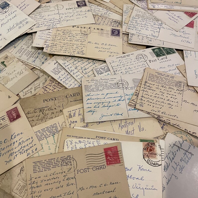Postcards From 1900s to 1960s - Etsy