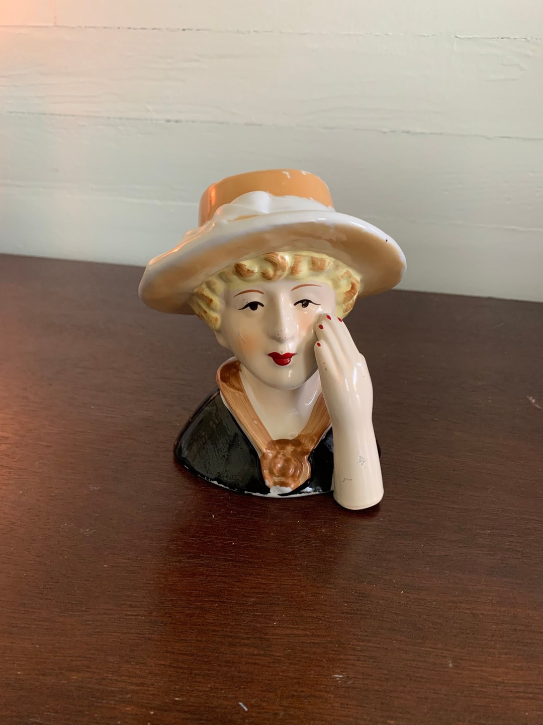 Vintage Glamorous Lady Bust - Etsy