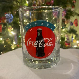 Coca-cola Rocks Glass - Etsy