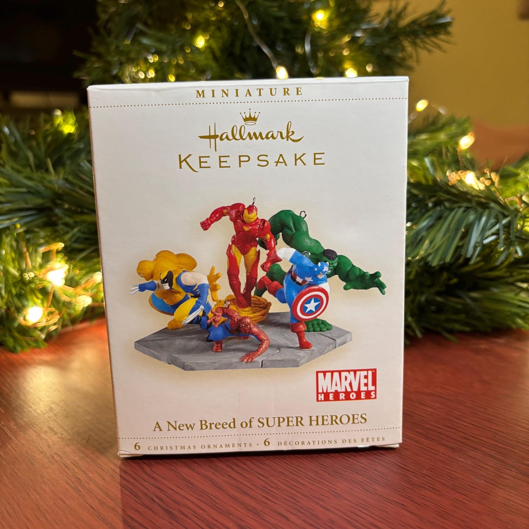 A New Breed of SUPER HEROES - Marvel Heroes - Miniature Hallmark ...