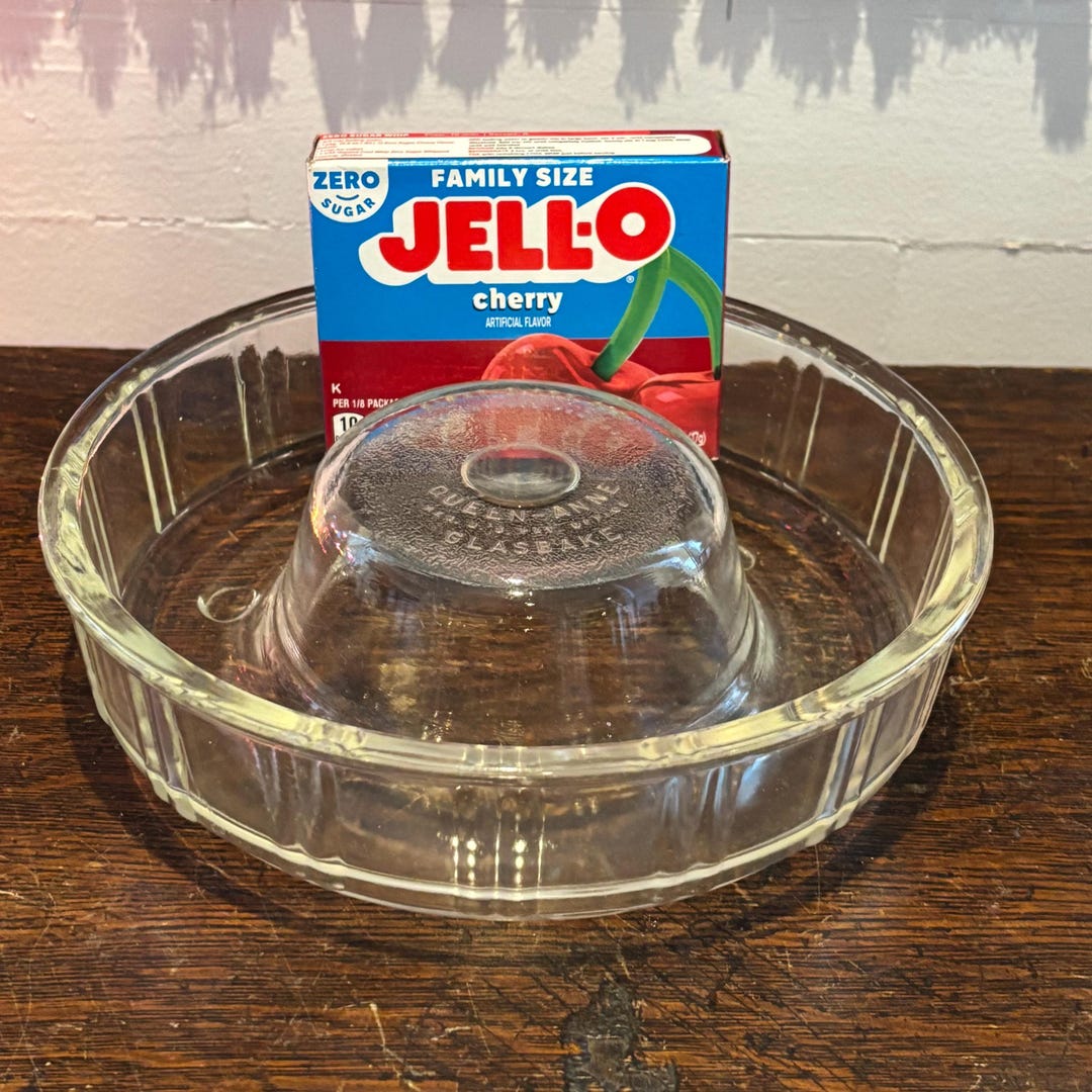 Queen Anne Jello Mold - Glasbake - Etsy