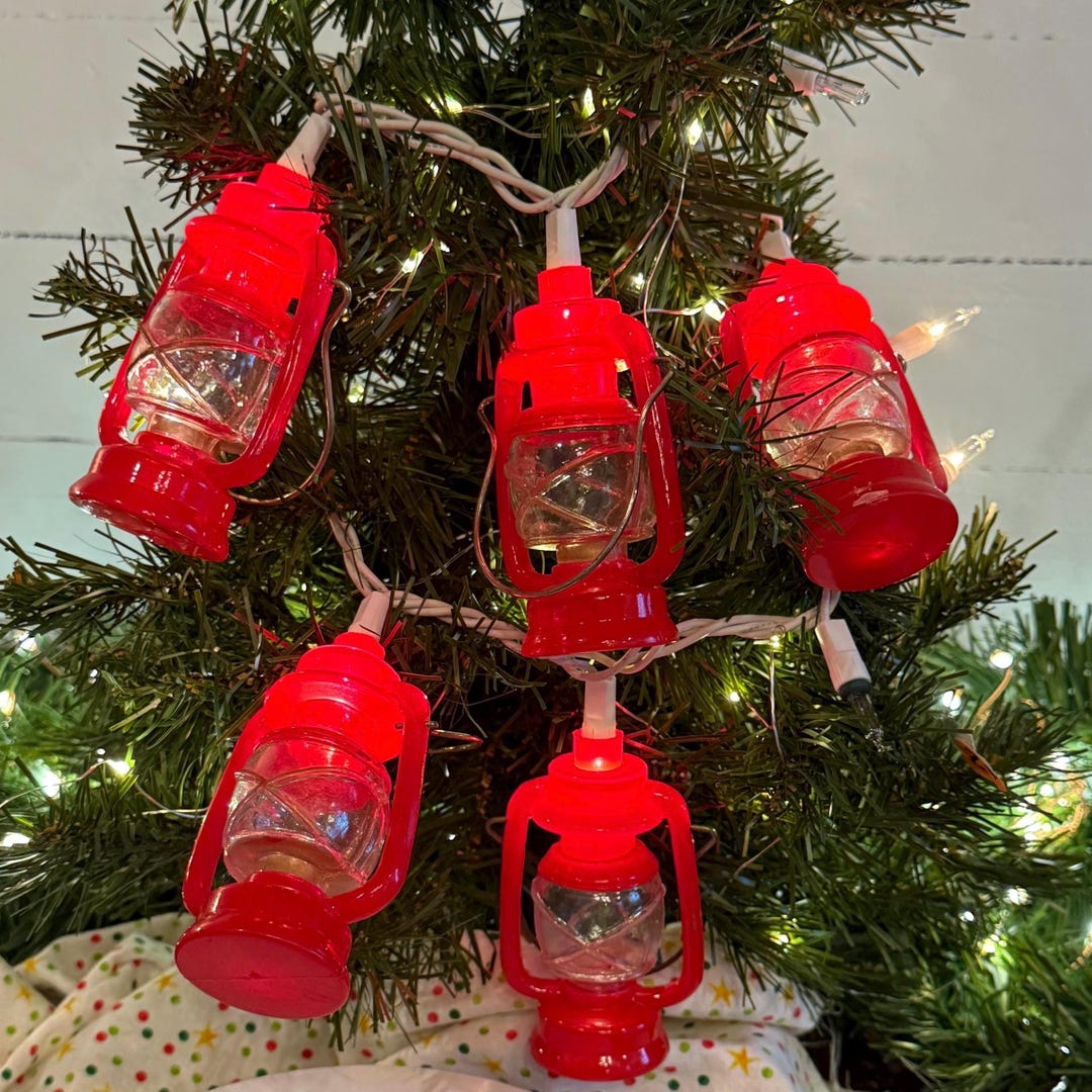 Set of 5 Vintage Lantern Light Covers - Etsy