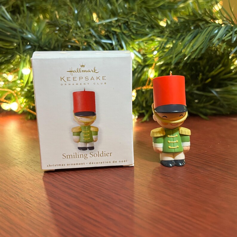 Smiling Soldier Hallmark Keepsake Miniature Ornament - Etsy
