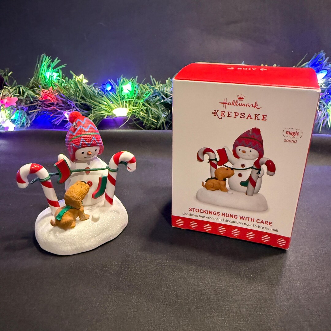 Stockings Hung With Care - Magic Sound Hallmark Keepsake Ornament - Etsy